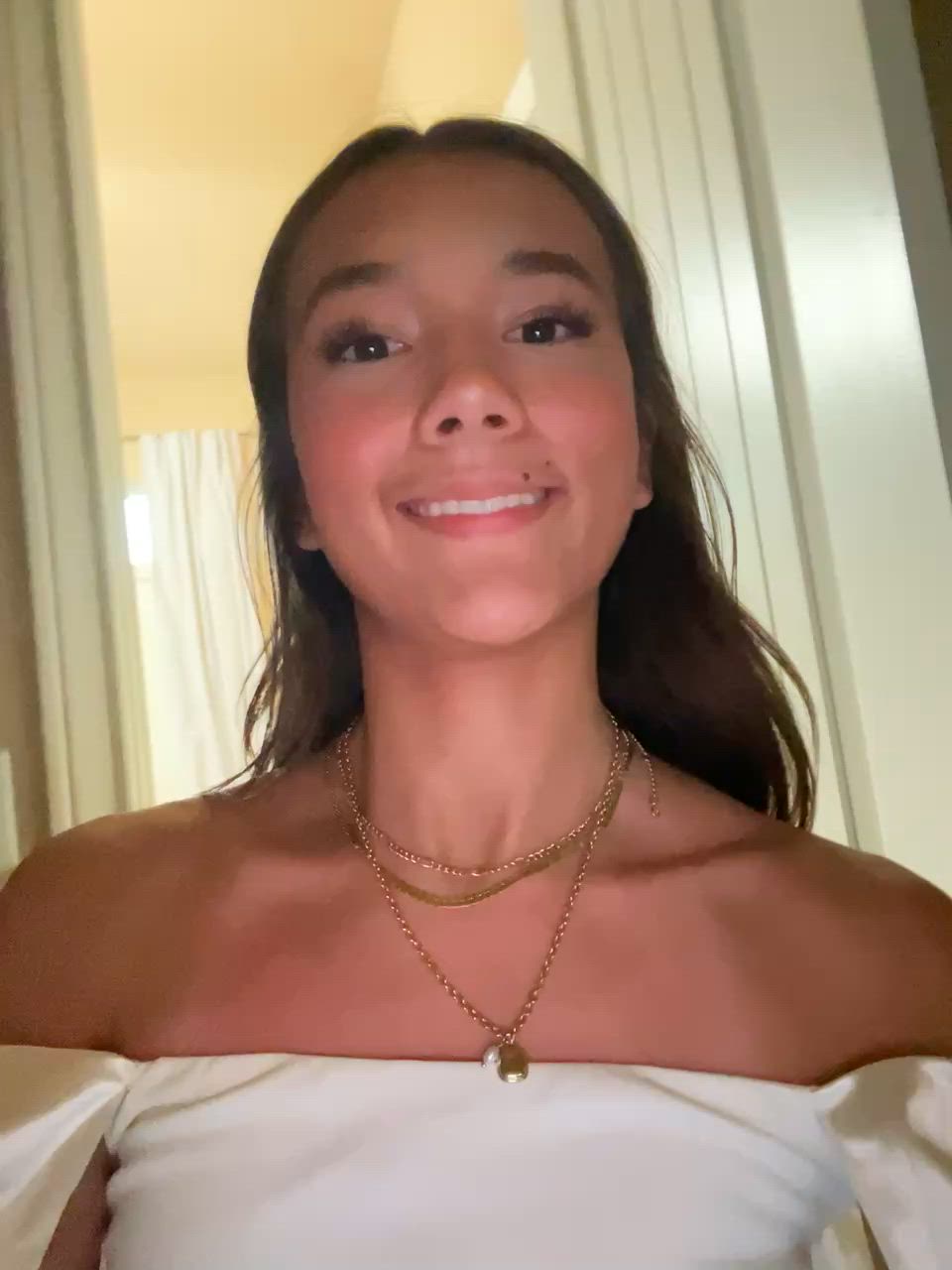 Off Shoulder Bow Sleeves Dress in Ivory | LUCY IN THE SKY